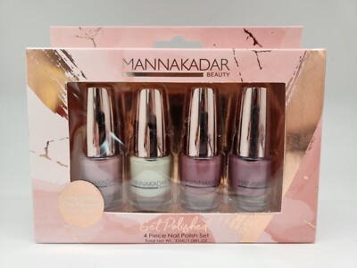 Goddess by Manna Kadar 4 Piece Nail Polish Set Nudes Pink Lilac Mauve ...