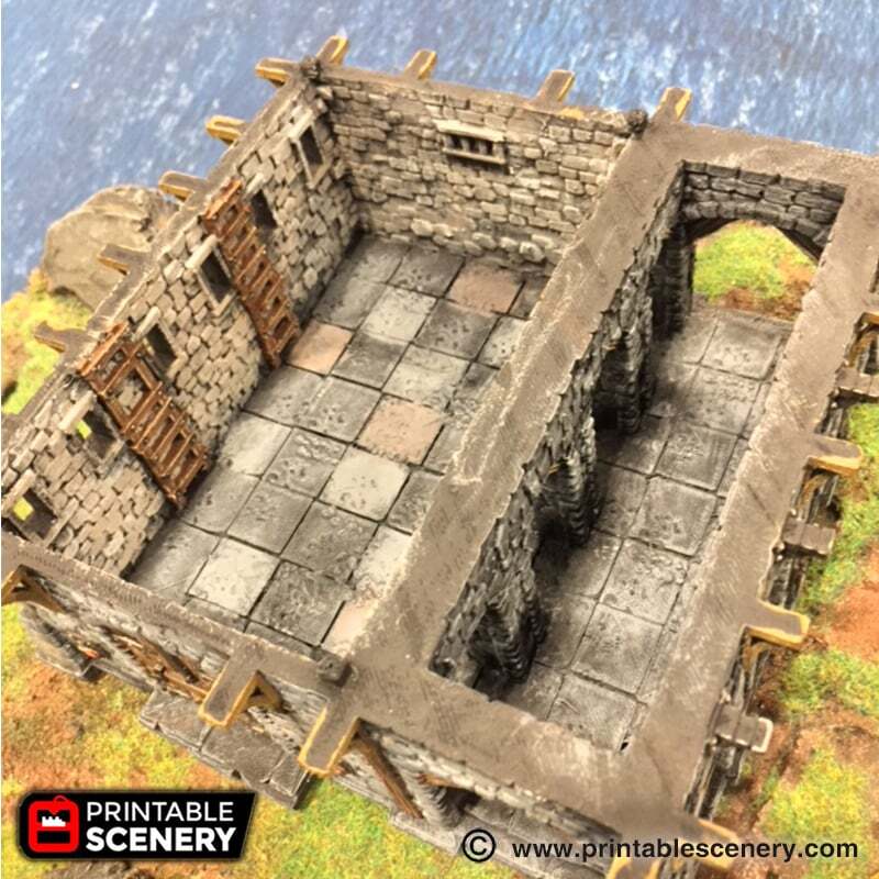 The Warehouse by Printable Scenery, 3D Printed Tabletop RPG Scenery ...