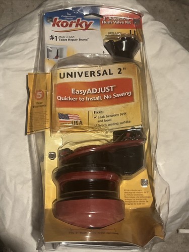 Korky Adjustable 2 inch Flush Valve Kit, Universal 2”, Easy Adjust | eBay
