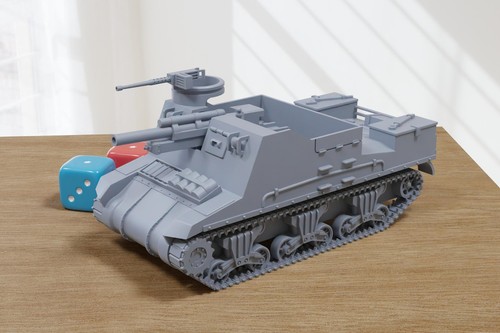 M7 Priest Self Propelled Gun (Korean War) - 3D Printed Miniature ...