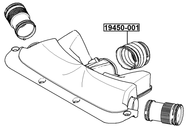 Air Cleaner Hose Febest 19450-001 OEM 13717541069 | eBay