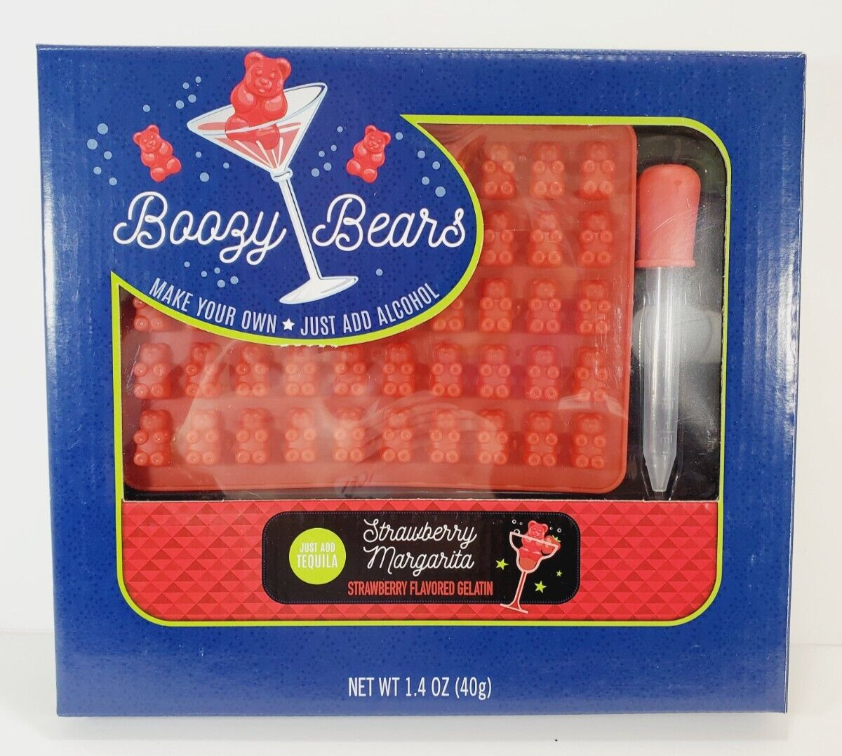 NEW Boozy Bears Gummy Bear Maker Mold and Dropper Just Add Alcohol ...