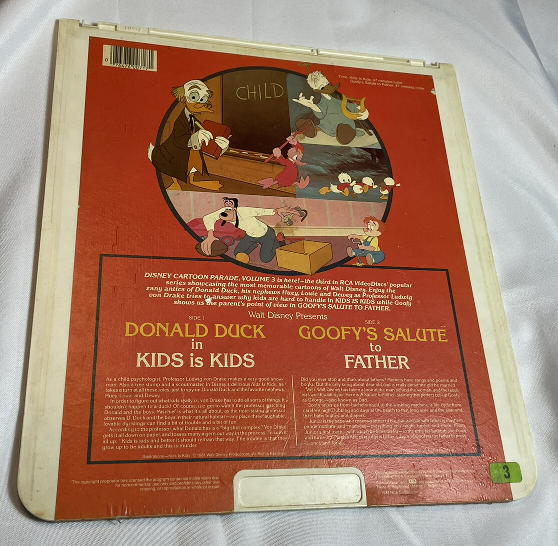 Number 3 Cartoon Parade Vhs