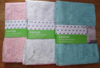 Lacey Sheer Style Easter Tablecloth by Brother Sister Design Studio | eBay