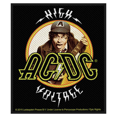 AC/DC High Voltage Angus Young Official Licensed Sew On Patch | eBay UK