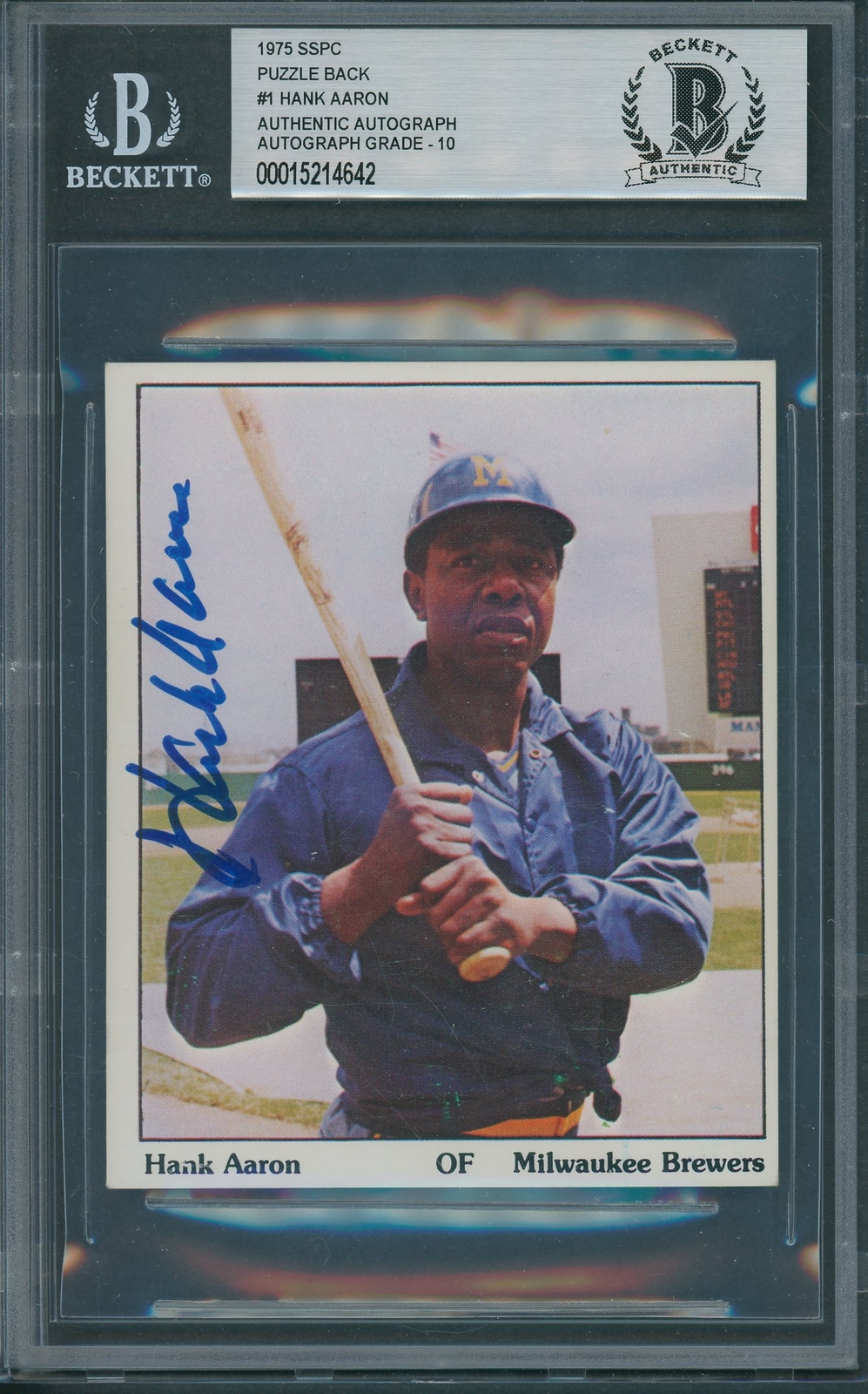 Hank Aaron | Autographed Baseball Memorabilia & MLB Merchandise