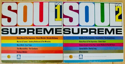 SOUL SUPREME Vol. 1 + 2 (2 Albums~Longines 1969) Motown Sound ~Various ...