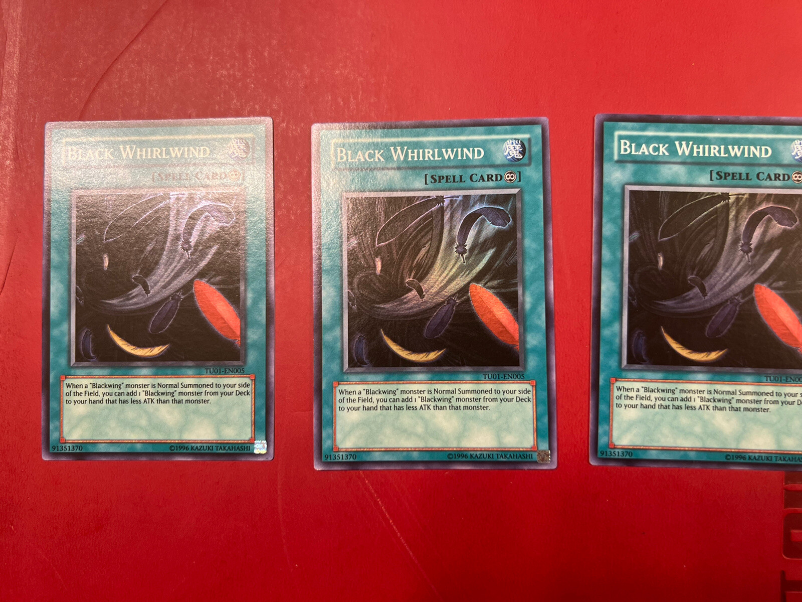 3x NMYu-Gi-Oh! TCG Black Whirlwind Turbo Pack 1 TU01-EN005 Unlimited ...