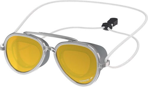 Speedo Kids' Swim Goggles Sunny G Ages 3-8 Mariner Silver/Bronze/Gold ...