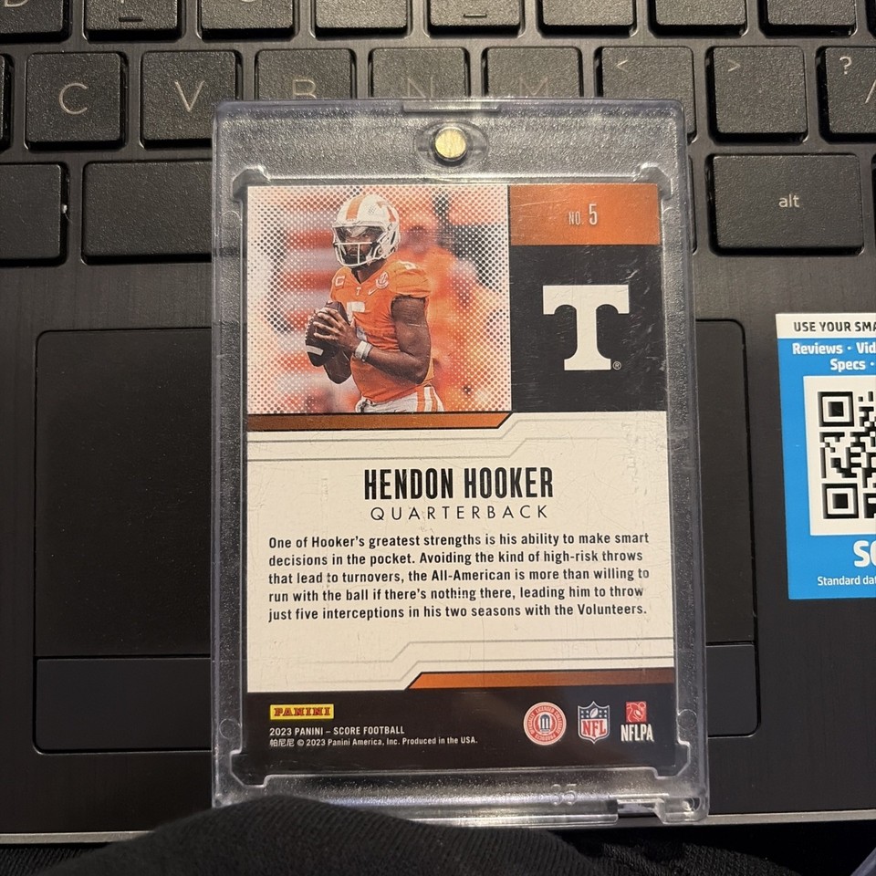 2023 Score Protential #5 Hendon Hooker Orange /10! Rookie Tennessee ...