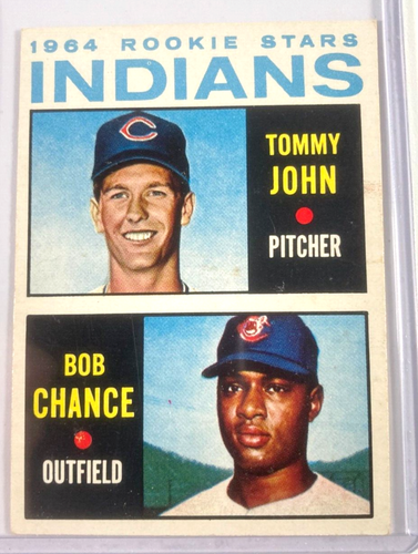 1964 Topps #146 Indians Rookie Stars - Tommy John Bob Chance | eBay