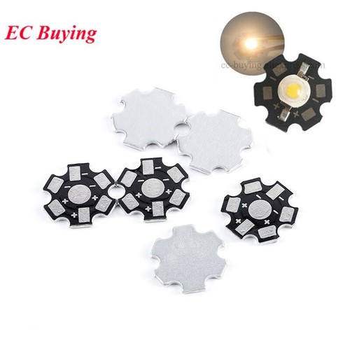 10pcs 1W 3W 5W Heat Sink LED PCB Aluminum Star Base Plate Circuit Board ...