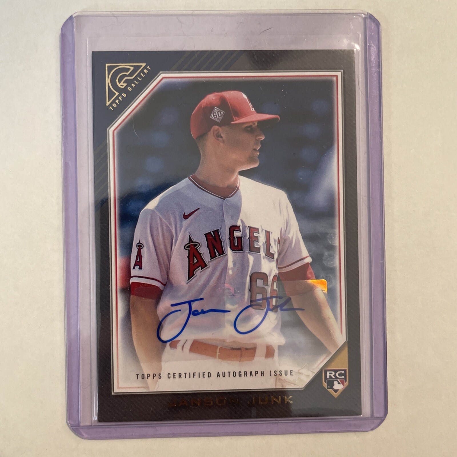 2022 Topps Gallery Baseball Rookie AUTO Janson Junk #RA-JJU Angels RC ...