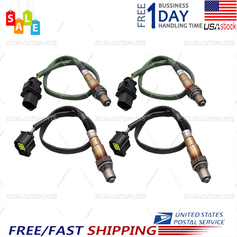 Set(4) Up+Downstream Oxygen Sensor For Mercedes-Benz C300 CL550 E350 ...