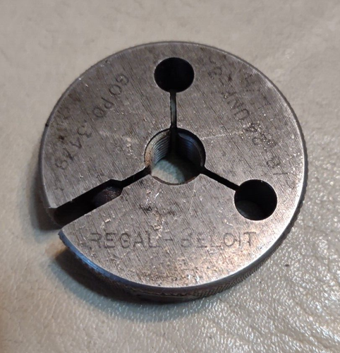 REGAL BELOIT 3/8-24 UNF-3A LEFT HANDED ~ Thread Ring Gage Go ONLY ~ Go ...