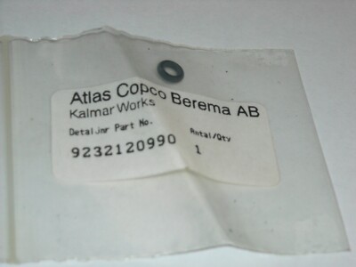 9232-1209-90, Atlas Copco Pionjar Breaker O-Ring, 1pc, New Old Stock | eBay