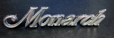 VINTAGE - MONARCH (MERCURY) - EMBLEM - ORIGINAL - VERY GOOD | eBay