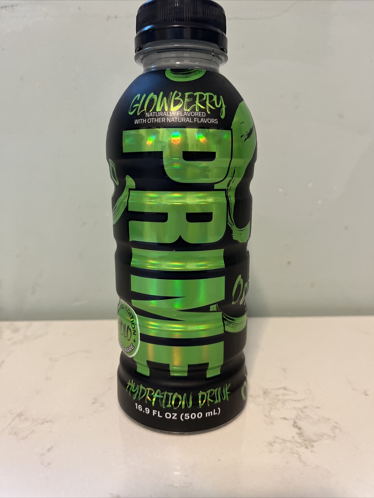 ULTRA RARE HOLO Prime Glowberry Limited Edition Hydration Drink - NEW ...