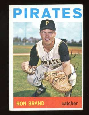 Ron Brand Autograph Signed 1964 Topps Pittsburgh Pirates | eBay