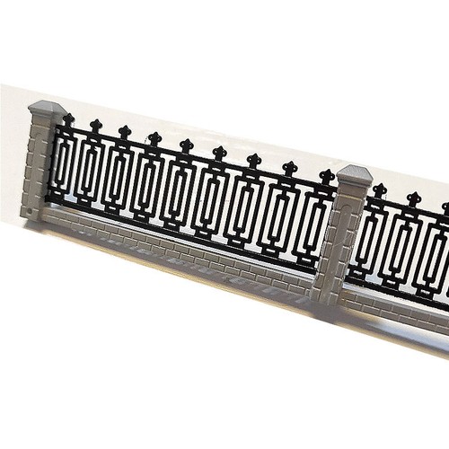 1 set of miniature fence DIY building HO/OO scale garden fence sand ...