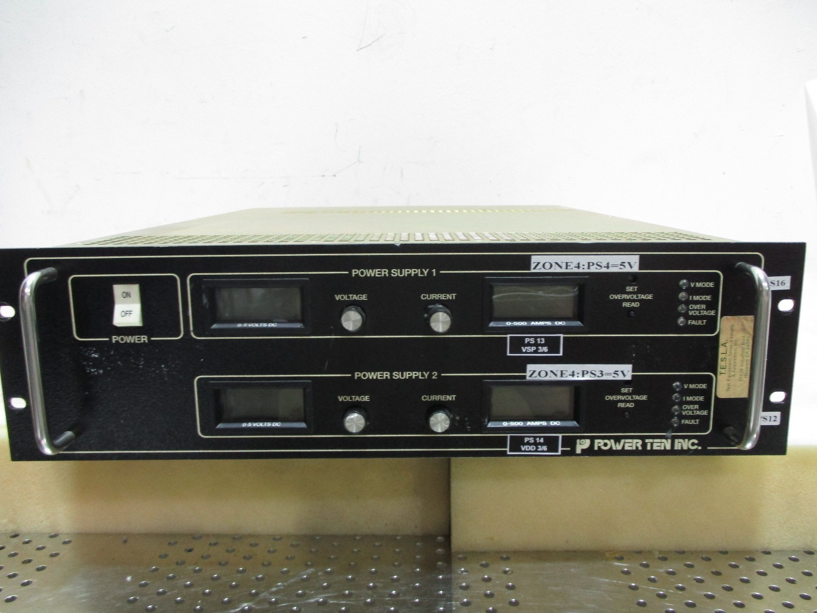 Power Ten Inc D3C-5500/5500B, Power Supply, Volts 200-240 VAC AMPS 30 ...
