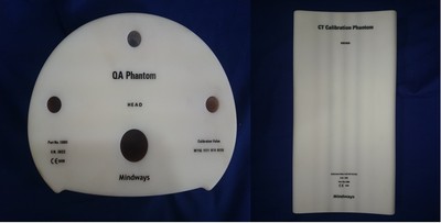 Mindways QA Phantom Head P/N:13003 And CT Calibration Phantom Head P/N ...