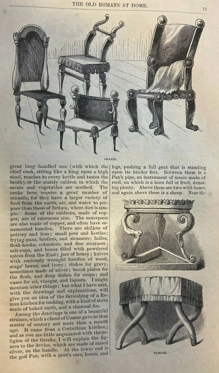 Ancient Roman Furniture