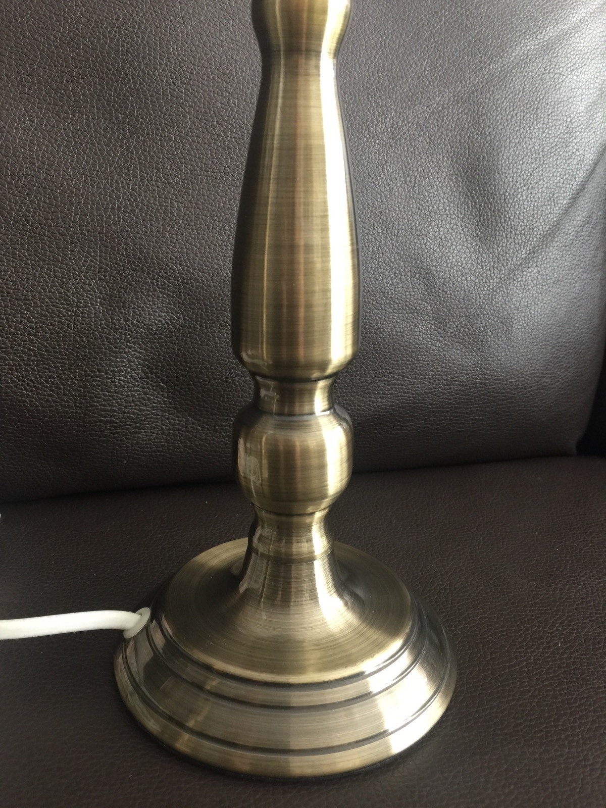 Pair of Superb Vintage 11”/28cm Tall Tarnish Resistant Coated Brass ...