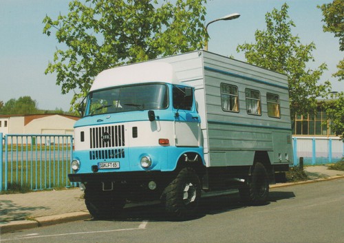 Ansichtskarte: LKW IFA W50 LA mit Spezialkofferaufbau, DDR-Oldtimer | eBay