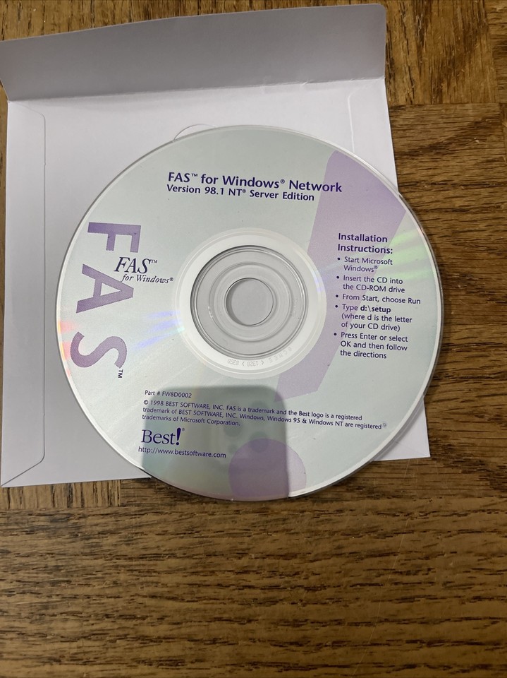 FAS For Windows Network PC Software | eBay