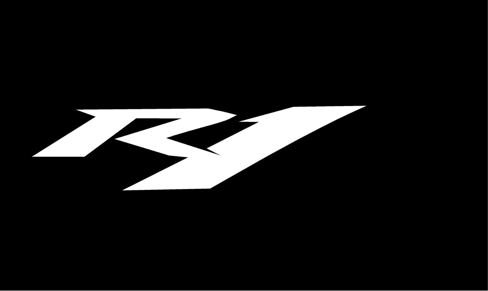 #367 (2) 6" Yamaha Logo Racing Decal Sticker R1 1000 Gloss White Vinyl ...