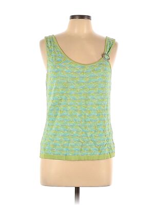 Sigrid Olsen Sport Women Green Sleeveless Top L | eBay