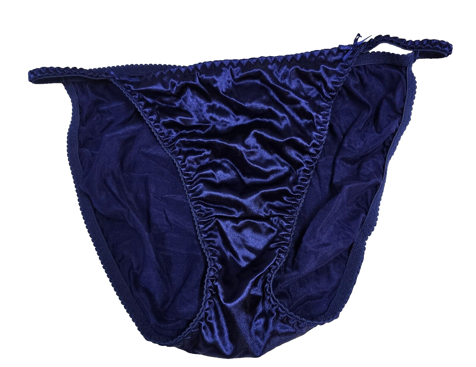 Vtg Satin Second Liquid Skin String Bikini Panties Si… - Gem