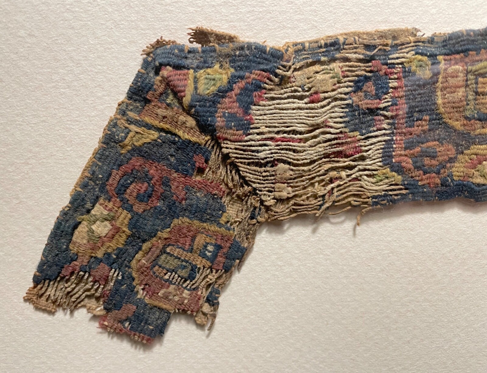 rare ancient Egyptian 4th 9th century tunic coptic linen fragment ...