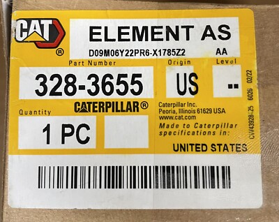 Caterpillar Hydraulic Filter Element 328-3655 | eBay