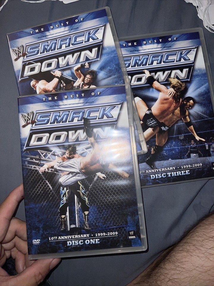 WWE - The Best of Smack Down - 10th Anniversary 1999-2009 - 3 DISCS DVD ...