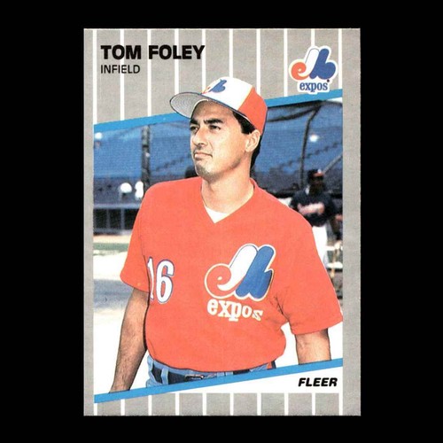 Tom Foley 1989 Fleer Montreal Expos #375 R322F 75 | eBay