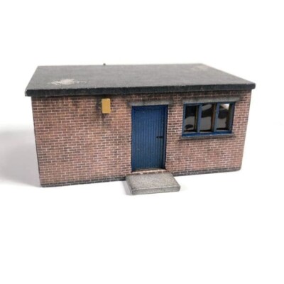 UTILITY BUILDING/PLANT ROOM LASER CUT OO GAUGE 1:76 SCALE MODEL RAILWAY ...