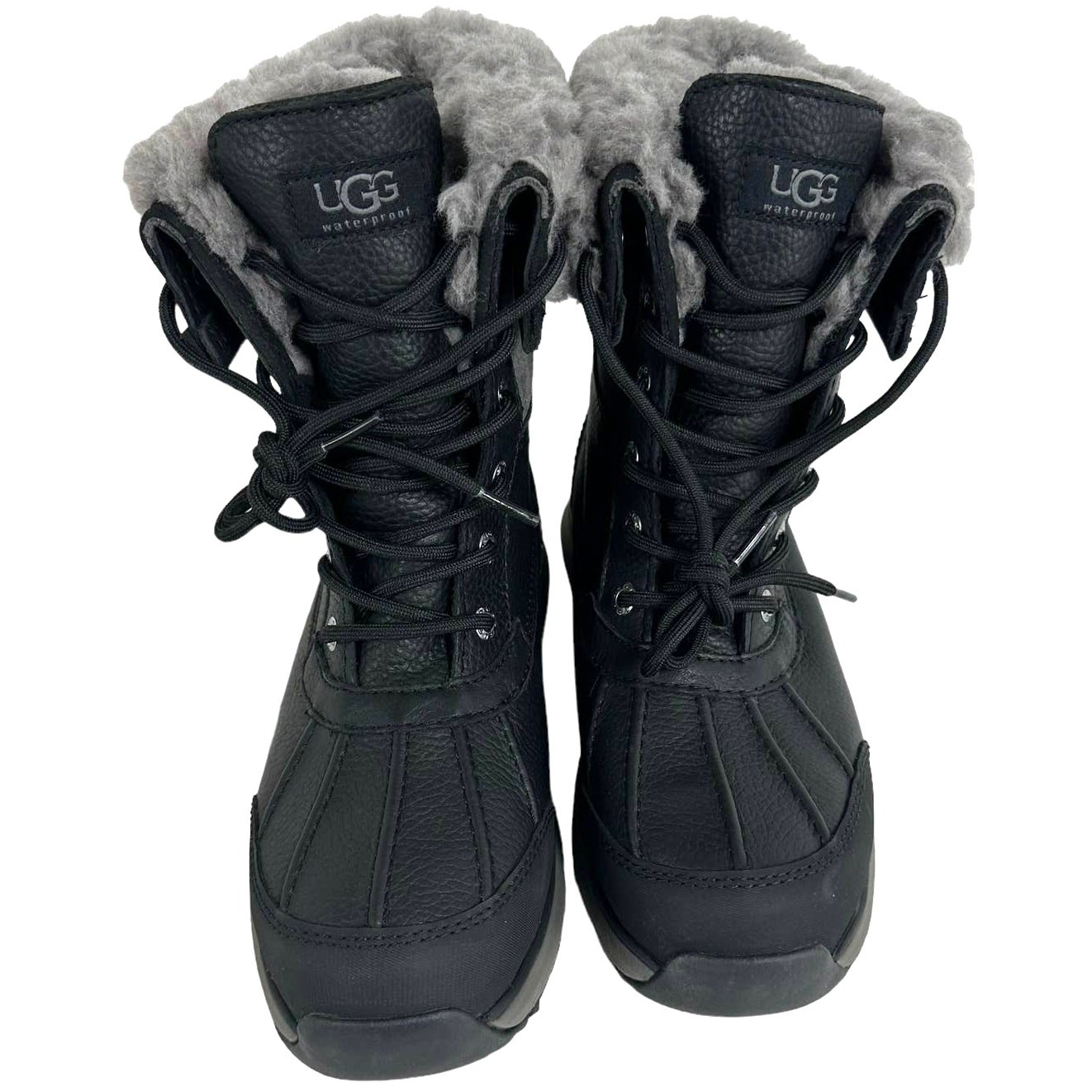 UGG Australia Women's Butte Snow Boot Size 7.5 Black and Gray New ...