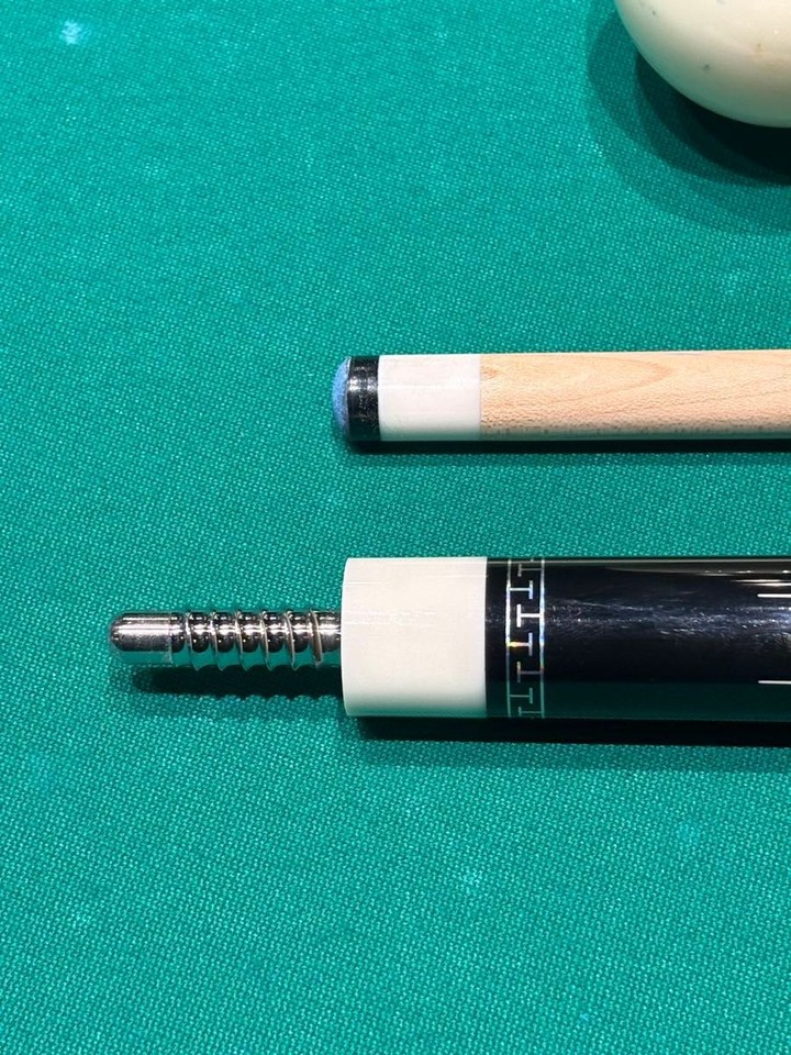 Rhino RC23 Cue Radial Joint Leather Wrap Wood Shaft Billiards Pool ...