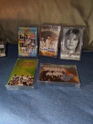 Latin Cassette Lot Sealed Bachata Banda Norteña Pop 5 Tapes Spanish | eBay