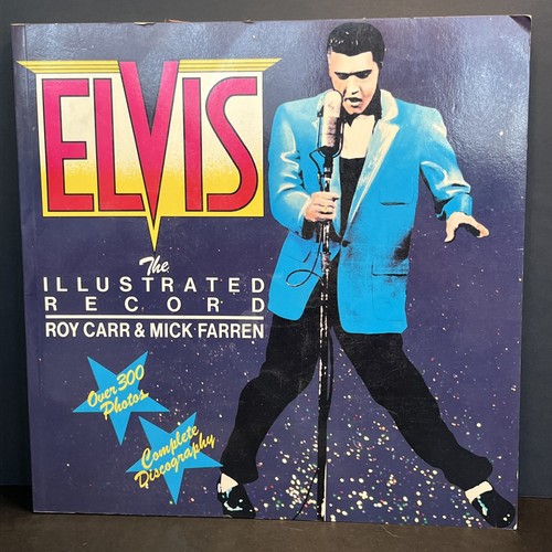 Elvis Presley Illustrated Record Coffee Table Book Paper Back 1982 | eBay