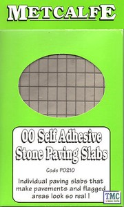 PO210 Metcalfe OO/HO Self Adhesive Paving Slabs Card Kit 5059586136370 ...