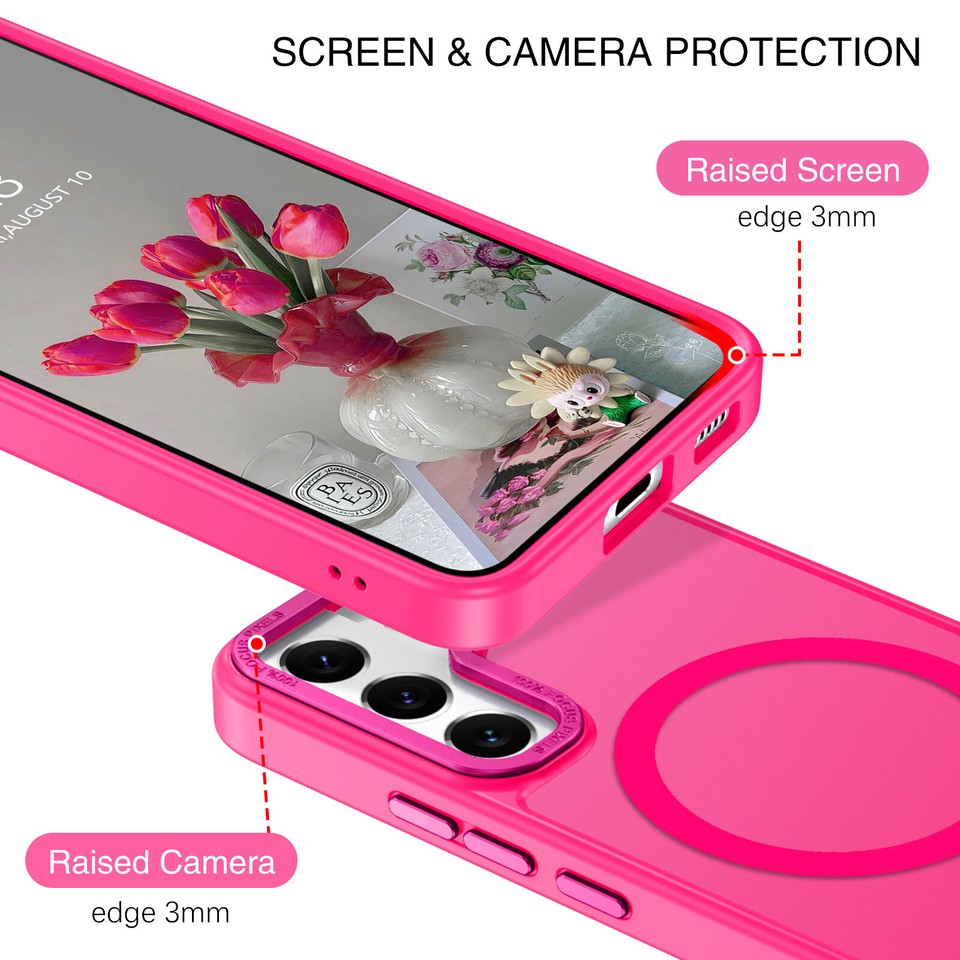 Magnetic Case For Samsung Galaxy S22/S23/S24/S25 Ultra/Plus A16/A15 ...
