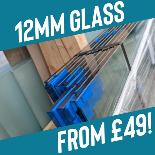 12mm Toughened Safety Glass Panels/Staircase/Landing/Railing/Glazing ...