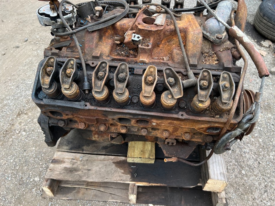 65 67 CHEVY CHEVELLE 283 Engine BLOCK 3896944 HEAD 3884520 PARTS NO ...