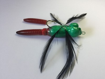 Dragon Fly Lure Crafted Weedless Custom Handmade Big Topwater Bass ...