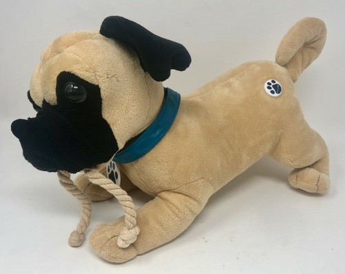 Nintendog, Tug & Play Pug Puppy, Plush Dog Barks, Shakes Head and Tail ...