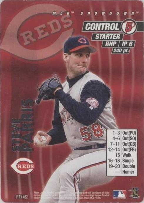 2001 MLB Showdown - Steve Parris #117 for sale online | eBay