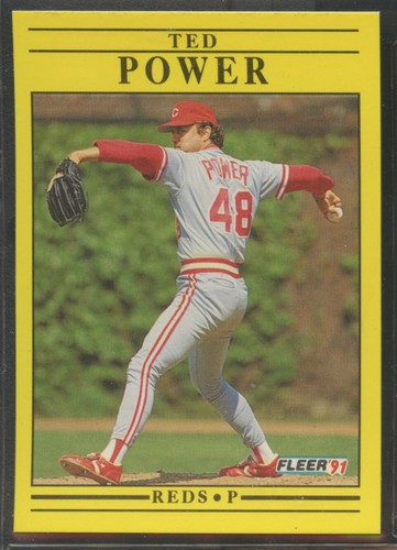 1991 Fleer Update #85 Ted Power Cincinnati Reds | eBay